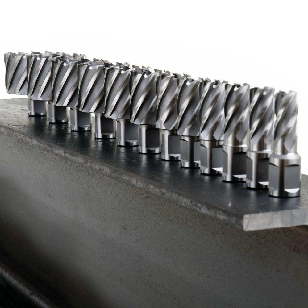 Premium Annular Cutters with 3/4 Inch Weldon Shank and Cutter Sets ...