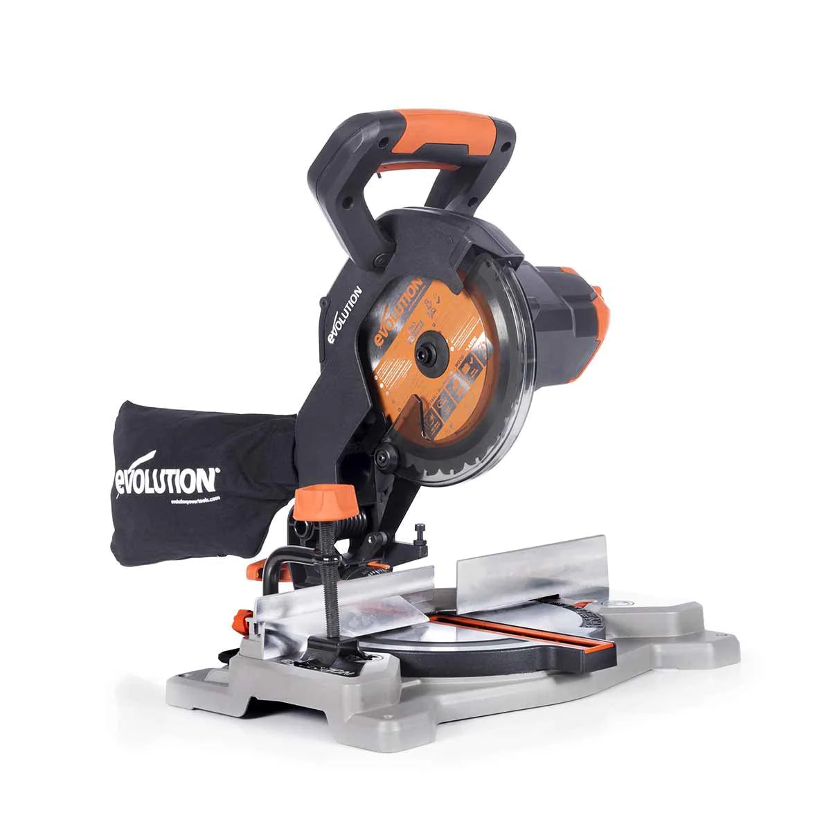 Evolution Cordless R185CMS-Li 7-1/4 in Compound Miter Saw 20V Li-Ion E — Evolution Power Tools USA